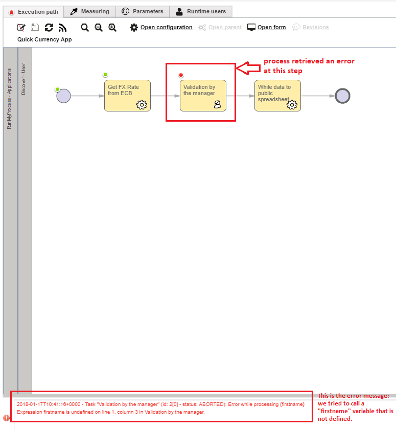 RunMyProcess User Guide » Building a Quick Application